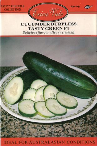 Seeds - Cucumber Burpless Tasty Green F1 - Traditional Herbs and Scents